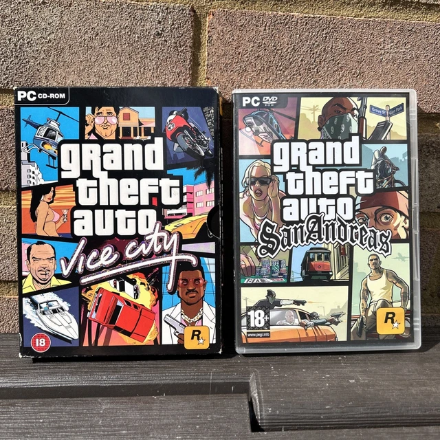 GRAND THEFT AUTO: San Andreas & Vice City Bundle PC Complete And Tested ...