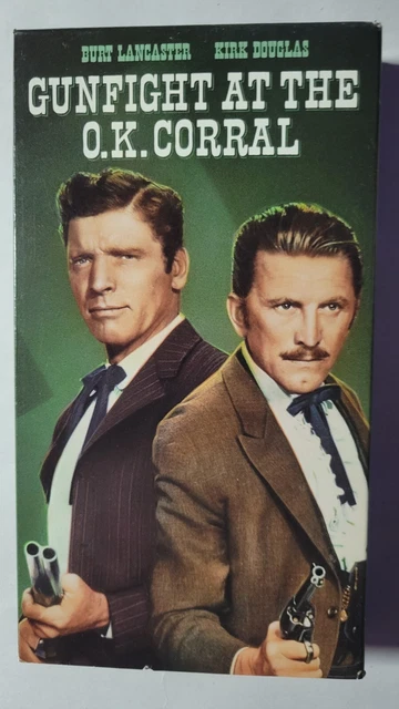 GUNFIGHT AT THE O.K. Corral VHS, 1996 - Burt Lancaster Kirk Douglas - £7.54 - PicClick UK