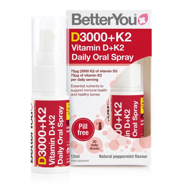 VITAMIN D3 PLUS K2 daily oral spray £8.50 - PicClick UK