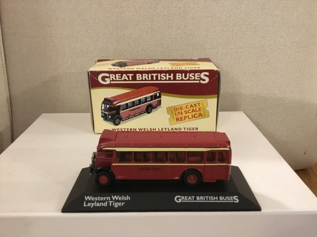 ATLAS GREAT BRITISH Buses 1:76 Leyland Tiger S/Deck Bus - Western Welsh ...