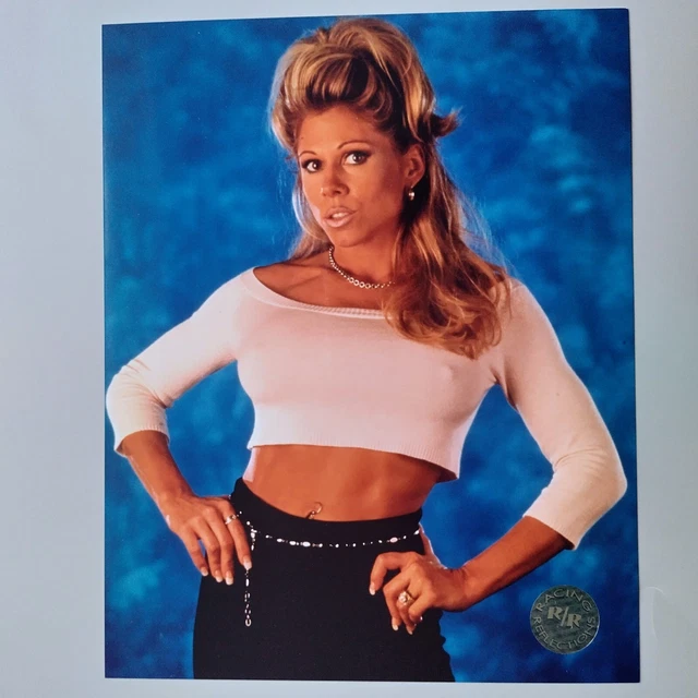 TERRI WWF RACING Reflections Original Photo WWE WWF Promo WWF Divas £6. ...