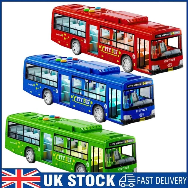 SIMULATION BUS MODEL Toy with Light & Music Electric City Bus Toy for ...
