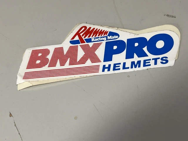 VINTAGE BMX RMMMM RACING MATE NOS DECAL OLD SHOP STOCK SCHOOL STICKER ...