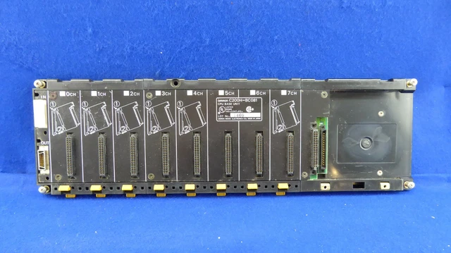 OMRON CPU BASE Unit C200H-BC081 Rack Grundplatine Sockel C200H BC081 ...