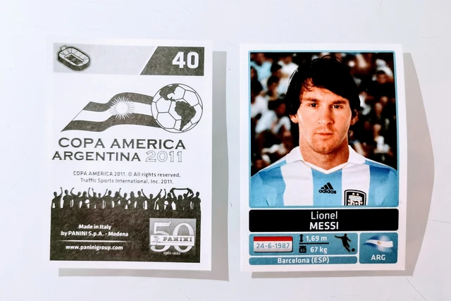 L. MESSI COPA America Argentina 2011 #40 Figurine panini EUR 21,99 ...