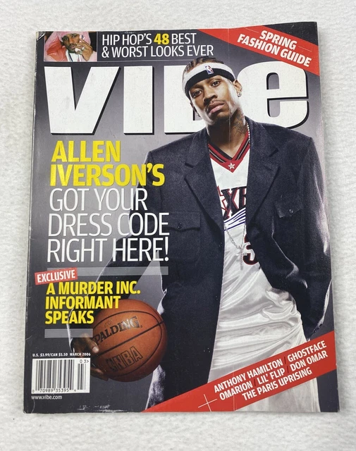 VIBE MAGAZINE MARCH 2006 Allen Iverson Anthony Hamilton Ghostface ...