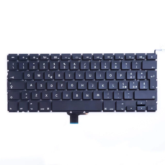 ORIGINAL ITALIAN KEYBOARD QWERTY Apple Macbook Pro 13' A1278 2008-2013 ...