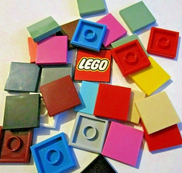 LEGO 2X2 TILES with Groove (Packs of 8 Tiles) Choose Colour Design 3068 ...