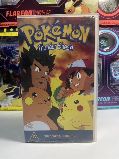 VINTAGE POKEMON - Thunder Shock! VHS Tape - Nintendo, Gamefreak, 1998 £ ...