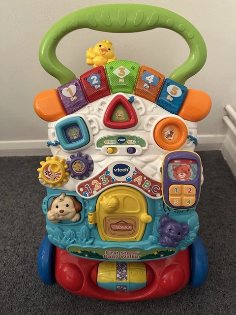 VTECH FIRST STEPS Baby Walker | Push Along Toy with Shapes,...ExCon £15 ...