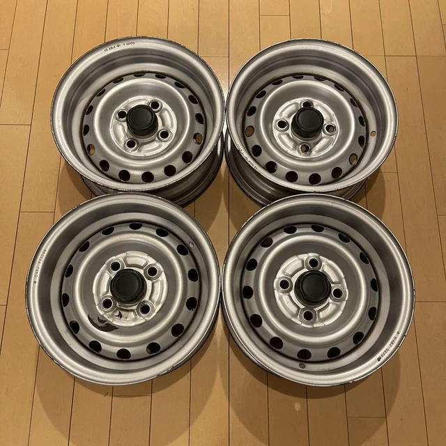JDM SANYO GENUINE iron chin wheel golf cart PCD100 4 hole 12 inch No ...