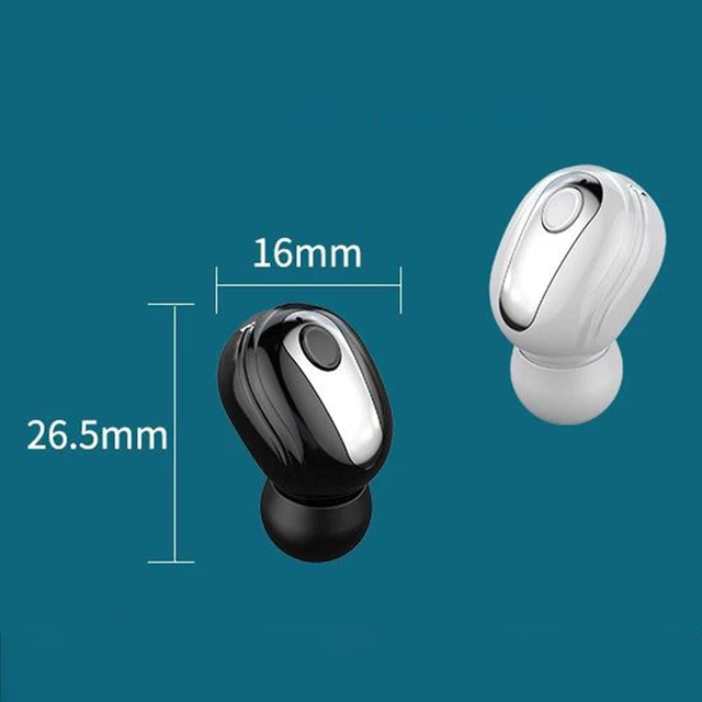 BLUETOOTH ÉCOUTEURS AVEC Micro Simple In-Ear sans Fil Casque Annulation ...