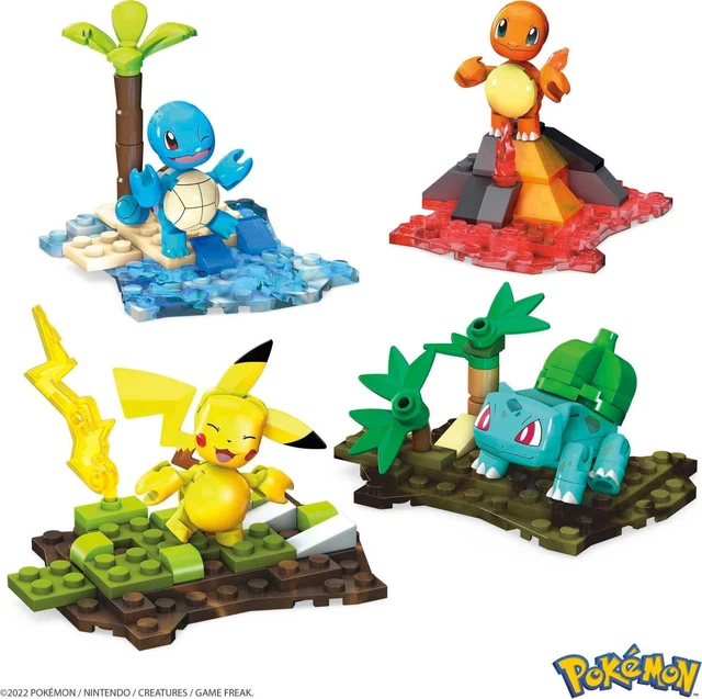 MEGA POKEMON KANTO Team Building Block Set, 130 Pieces, Ages 6 and Up ...