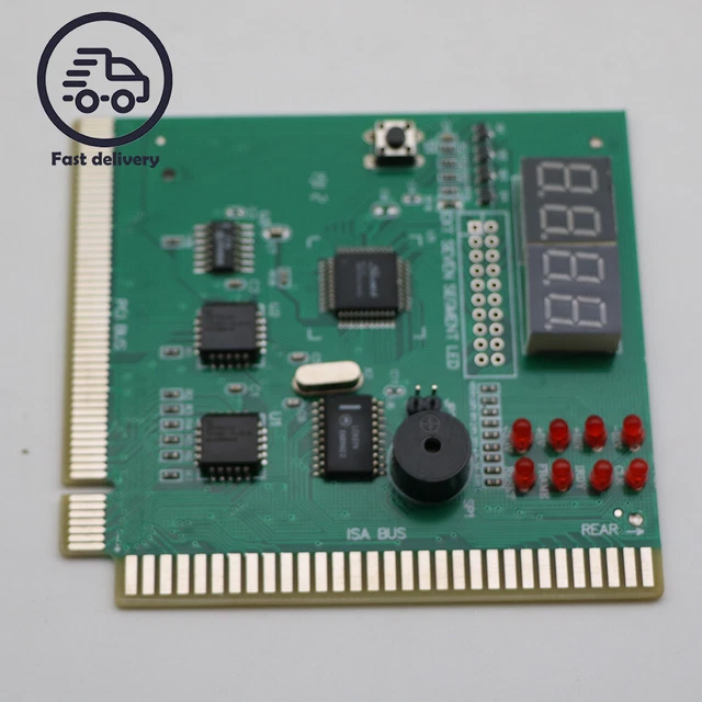 4-DIGIT CARD PC Analyzer Diagnostic Motherboard POST Tester Computer PC ...