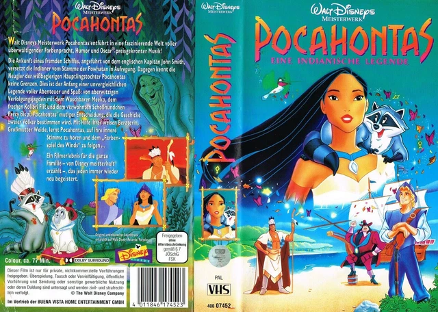 POCAHONTAS - DISNEY-KLASSIKER.... Meisterwerk - Walt Disney (1995 ...