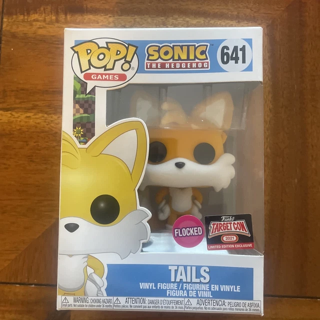 FUNKO POP! SONIC The Hedgehog #641 Tails Flocked 2021 TargetCon ...