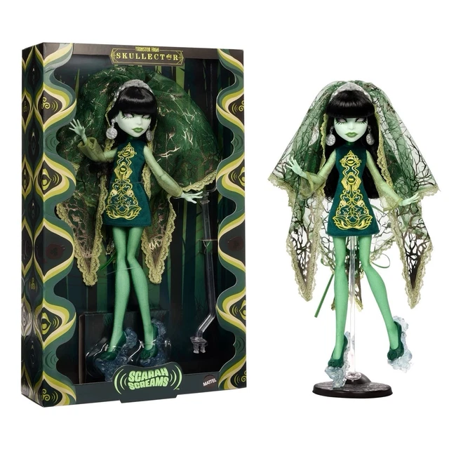 MONSTER HIGH SKULLECTOR Scarah Screams Doll Fang Club | | PRESALE £110. ...
