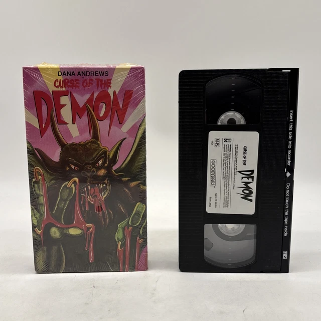 CURSE OF THE Demon Rare VHS Tape Movie Columbia Pictures Black & White ...