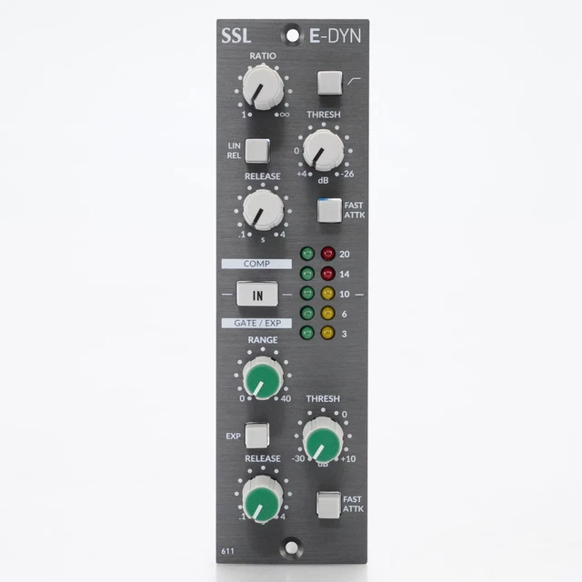 SOLID STATE LOGIC 611DYN 500 Series Compressor/Gate Module #52138 $575. ...