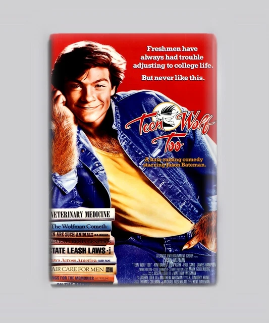 TEEN WOLF TOO (1987) - 2" x 3" MOVIE POSTER MAGNET (80's vhs cult 2 ...