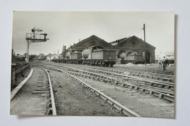 RWY1540 - 1963 Locomotives SOUTH BLYTH Railway Engine Shed - Real Photo ...