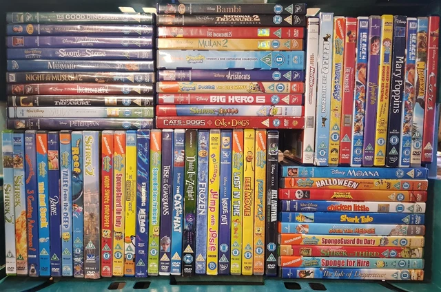 LOT BUNDLE CHILDRENS/KIDS/FAMILY DVDs/Disney/Pixar/Nickelodeon ...