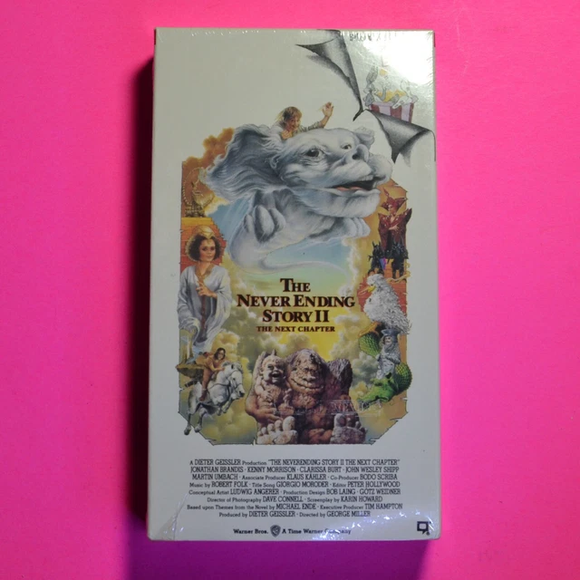 THE NEVER ENDING Story 2 The Next Chapter VHS 1991 New Sealed Watermark ...