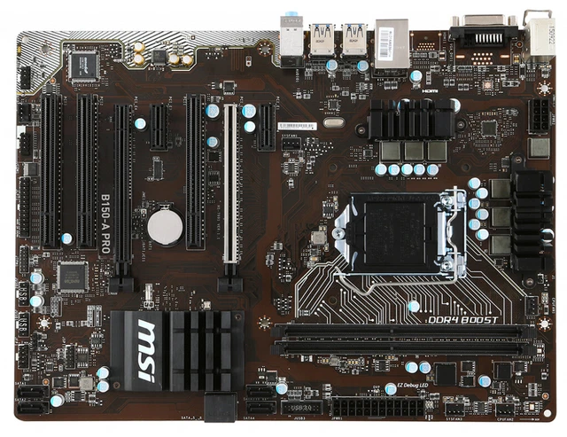 MSI B150-A PRO Motherboard Intel B150 LGA 1151 ATX DDR4 USB 3.1 Core ...
