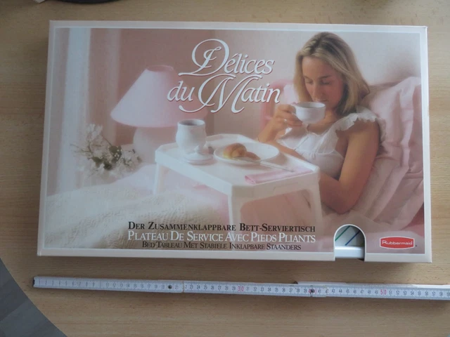 RUBBERMAID BETT SERVIER Tisch klappbarer Service Tisch Bett Tablet ...