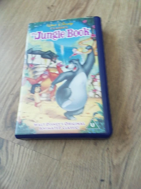 The Jungle Book Vhs Video Original Walt Disney Classics Uk Pal