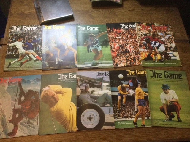THE GAME 10 Magazines - MARSHALL CAVENDISH ENCYCLOPEDIA of WORLD SPORTS ...