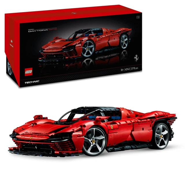 LEGO TECHNIC FERRARI Daytona SP3 Modellauto-Bausatz im Maßstab 1:8 ...