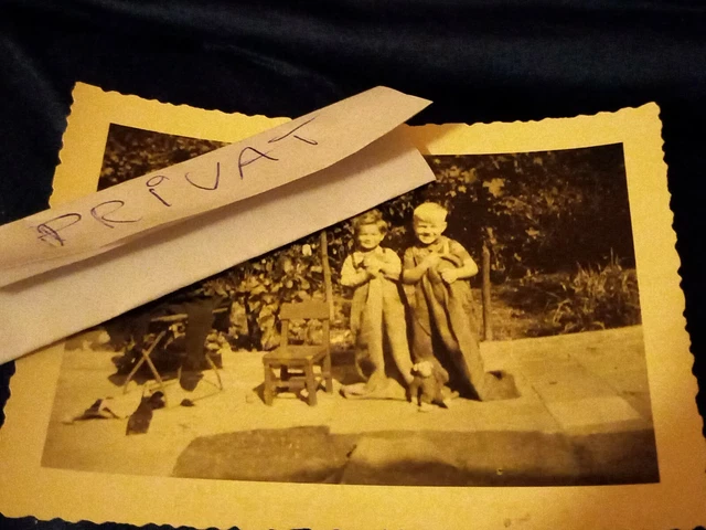 ALTES FOTO KINDER Im Garten Sw EUR 1,00 - PicClick DE