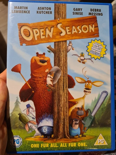 OPEN SEASON (DVD, 2006) Kids Cartoons Movie Martin Lawrence A. Kutcher ...
