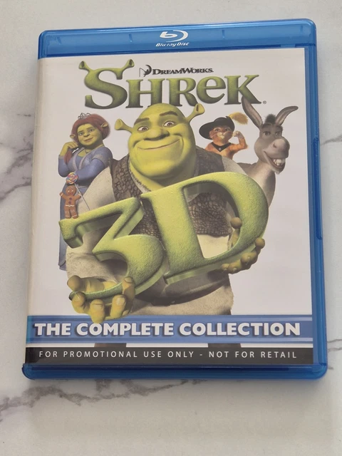 SHREK 3D COMPLETE Collection 1-4 blu ray £18.49 - PicClick UK