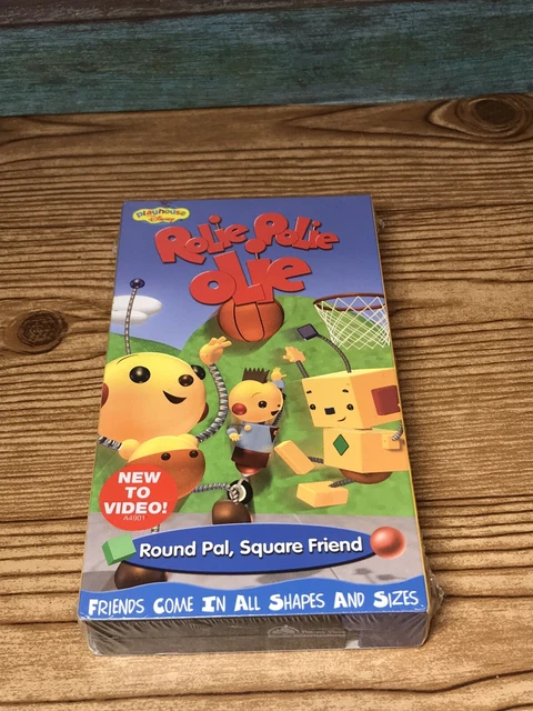 ROLIE POLIE OLIE Round Pal Square Friend VHS Disney Playhouse neuf ...