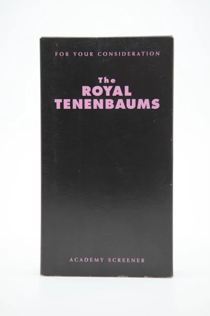 THE ROYAL TENENBAUMS - 2002 PAL VHS Academy Screener £31.90 - PicClick UK