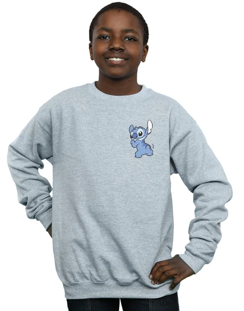 DISNEY GARÇON LILO & Stitch Stitch Backside Breast Print Sweat-Shirt ...