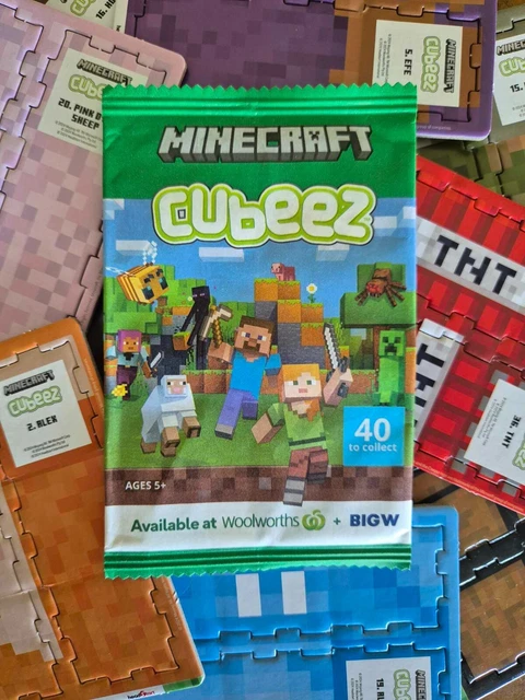 WOOLWORTHS MINECRAFT CUBEEZ 2025 **You Choose** Updated 4/3 $1.00 ...