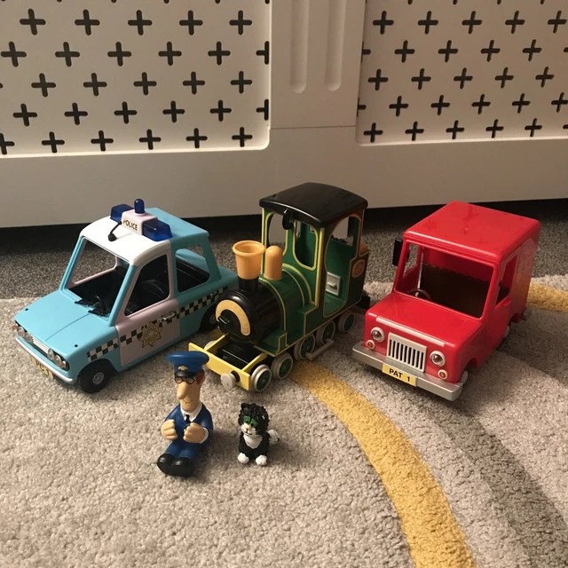GLENDALE ROCKET TRAIN, PC Selby Police Car, Postman Pat Van, Characters ...