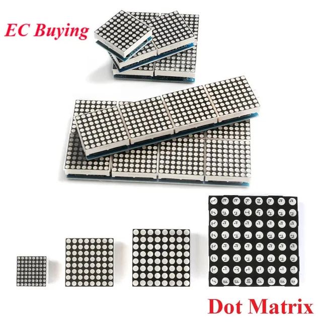 MAX7219 8*8 DOT Matrix LED Display Module for Arduino $15.37 - PicClick