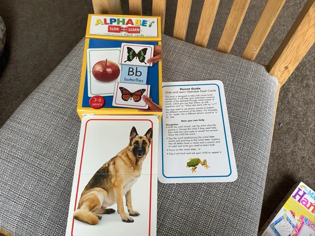 HINKLER BOOKS ALPHABET (Slide and Learn Flash Cards) £11.50 - PicClick UK