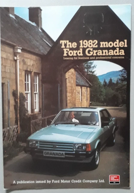 FORD GRANADA MK2 Lease Plan Brochure 1982 £9.99 - PicClick UK