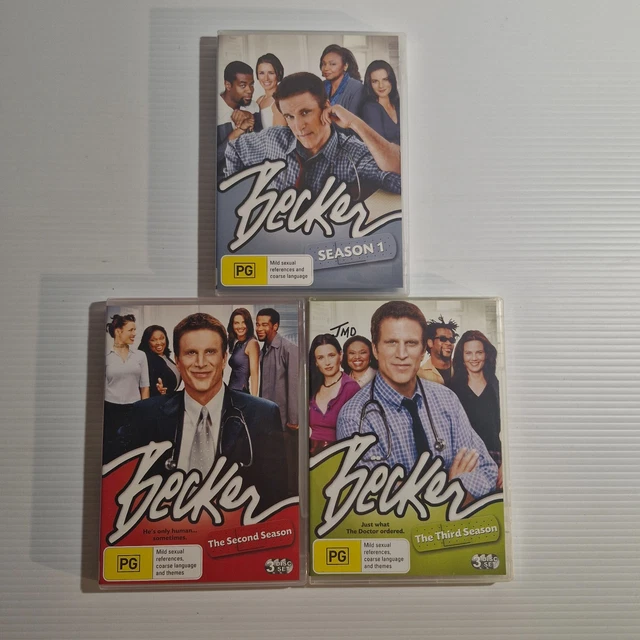 BECKER 1-3 1998-2001 TV Series Region 4 GC 9 Disc Set Ted Danson Terry ...