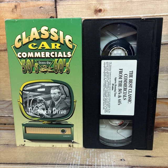 CLASSIC CAR COMMERCIALS From The 50's And 60's VHS Tape Used £5.52 ...