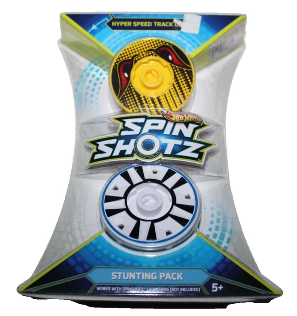MATTEL HOT WHEELS Spin Shotz Hyper Speed Track Discs Stunting Pack ...
