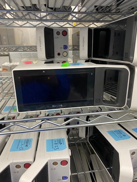 PHILIPS X3 MONITOR 867030 with ECG/RESP, NIBP,SP02, (Nellcor) PRESS ...