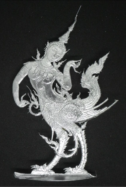 THAILÄNDISCHE MYTHOLOGIE BLANKE Standfigur " Vogelfrau Kinnari " EUR 20 ...