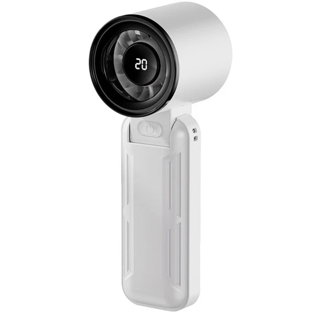 PORTABLE 5 SPEED Foldable Handheld Fan Rechargeable Electric Handheld ...