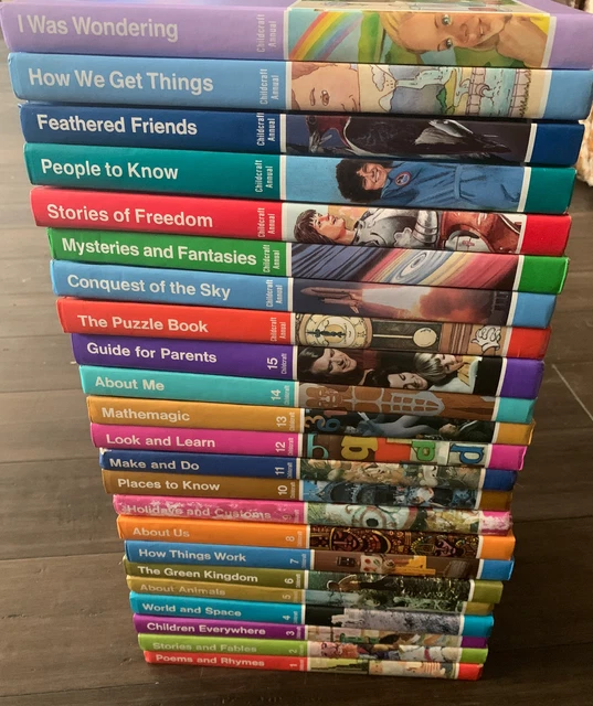 VINTAGE CHILDCRAFT HOW And Why Library 1-15 & Annuals 1980-1990 - 23 ...